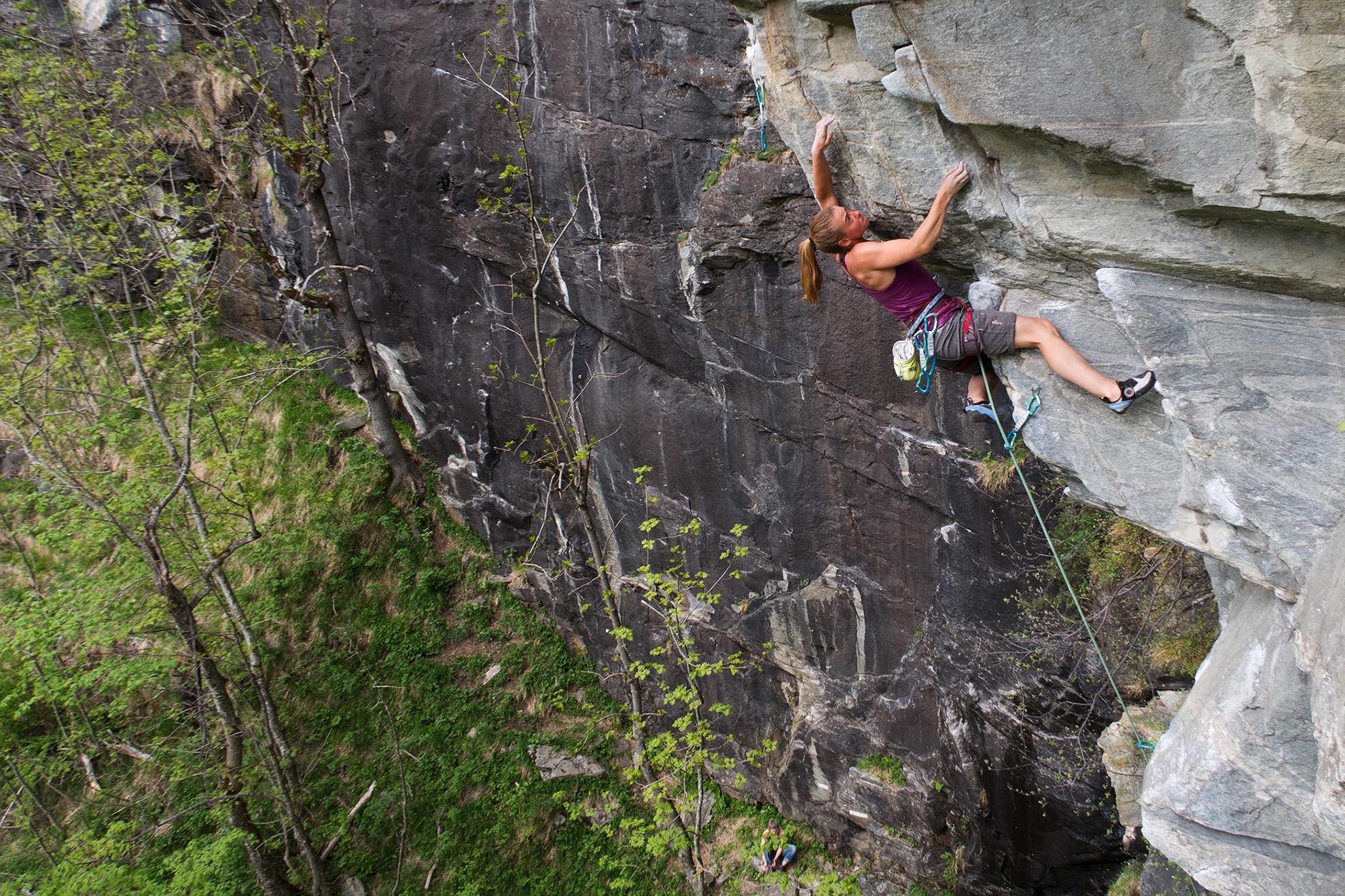 Klettern-Maltatal-Kanzel-Cathie-LaFlamme-Gollum7c - Maltatal Rocks